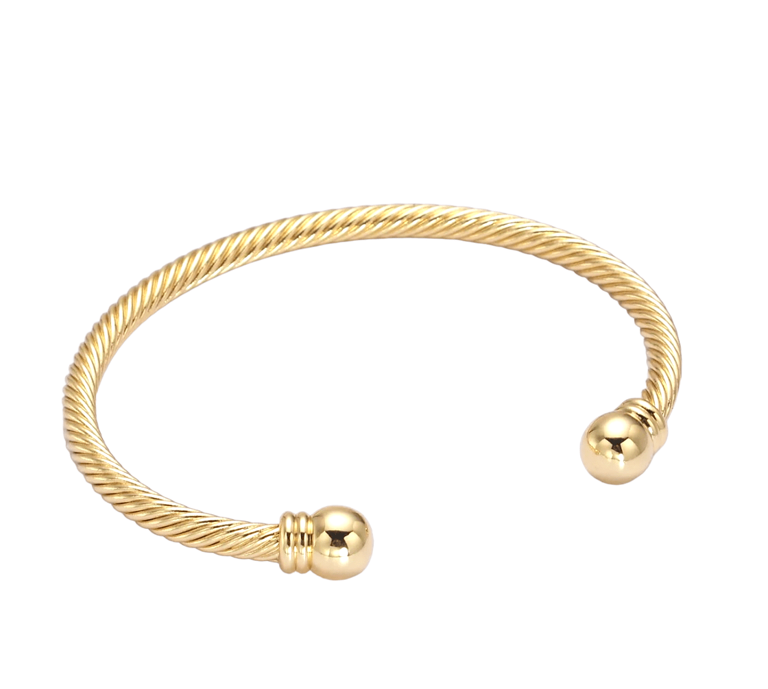 Textured Rope & Ball Bracelet– thechristyfcollection